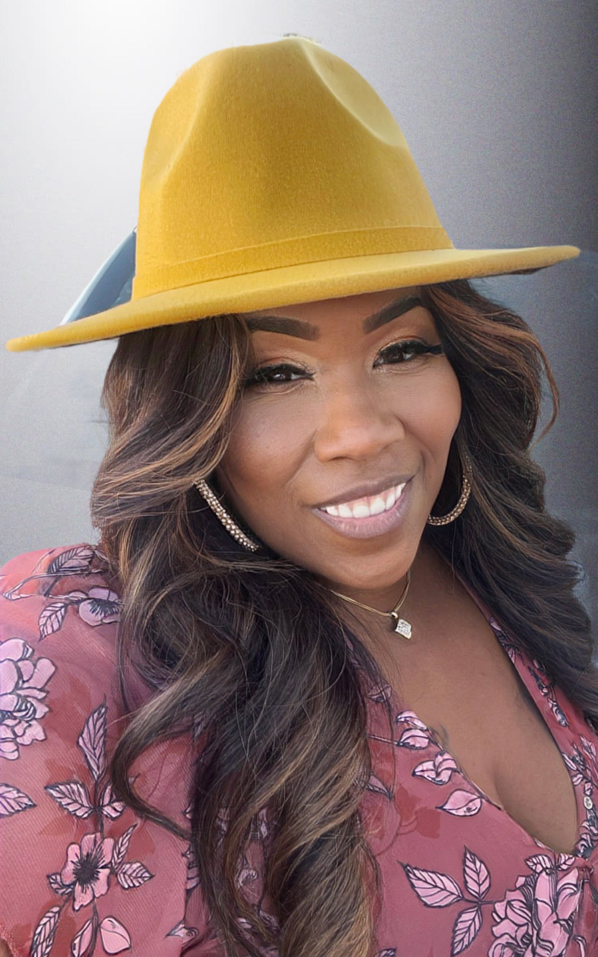 MUSTARD Faux Wool Fedora Hat – flyfatchick